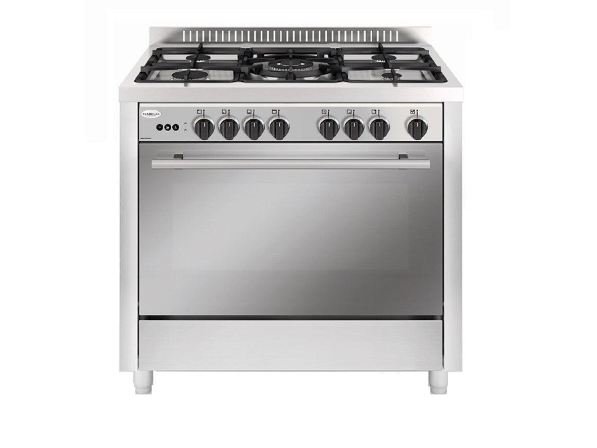 Flamegas 90x60cm 5 Burner Gas Cooker – Zayoom