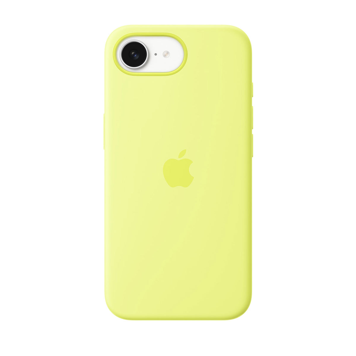 Apple iPhone 16e Silicone Case – Neon Yellow – Zayoom