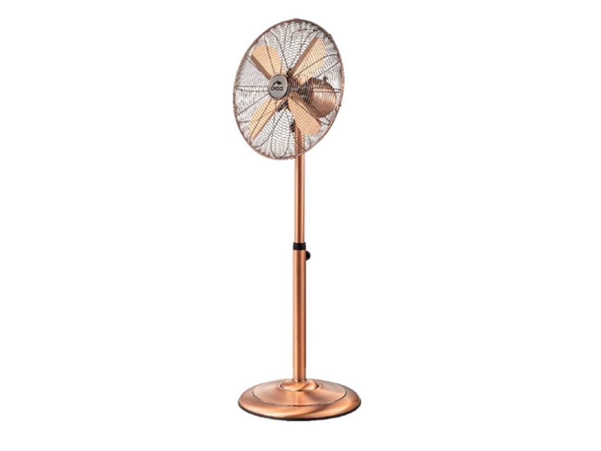Orca 16 Inch 3 Speed Antique Stand Fan - Red Bronze – Zayoom